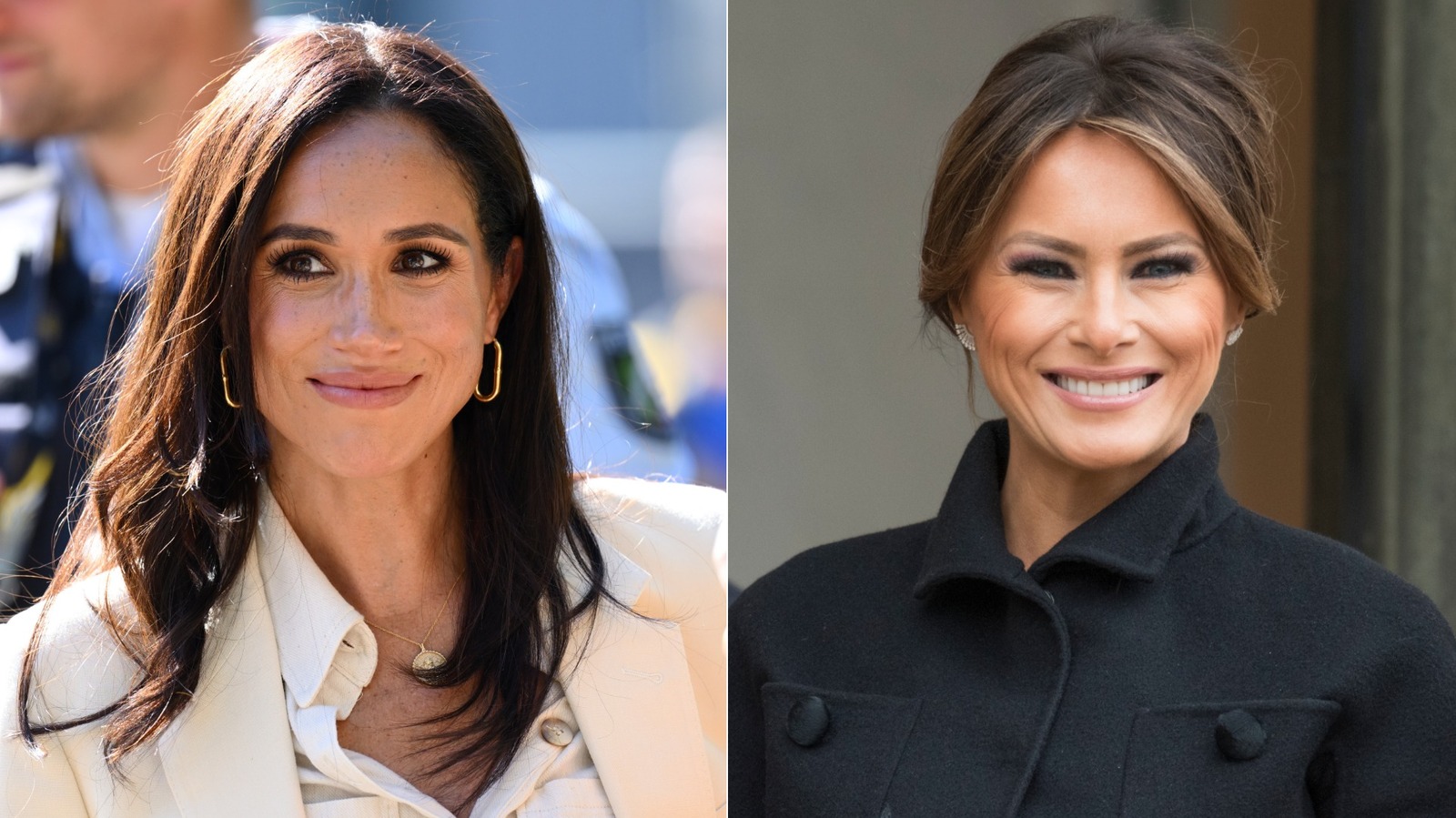 5 Times Meghan Markle & Melania Trump Basically Wore The Same Thing 5 Times Meghan Markle & Melania Trump Basically Wore The Same Thing