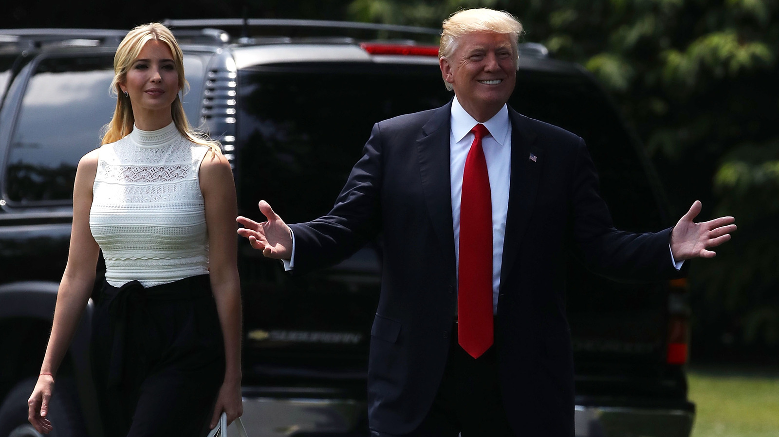 Donald & Ivanka Trump's History With Kamala Harris Comes Back To Bite Them