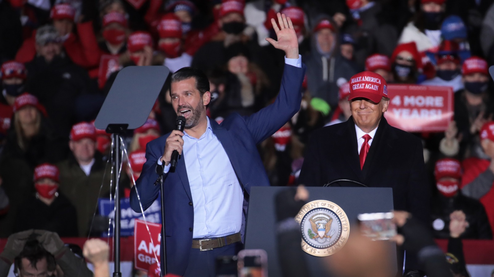 Donald Trump Jr.'s Electoral Map Prediction Is Raising Eyebrows