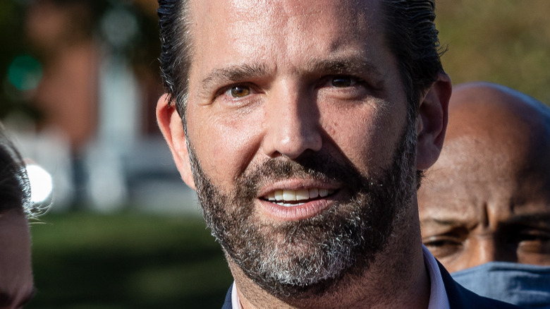 Donald Trump Jr.'s Latest Defense Of His Dad Has Twitter Seeing Red Donald Trump Jr.'s Latest Defense Of His Dad Has Twitter Seeing Red