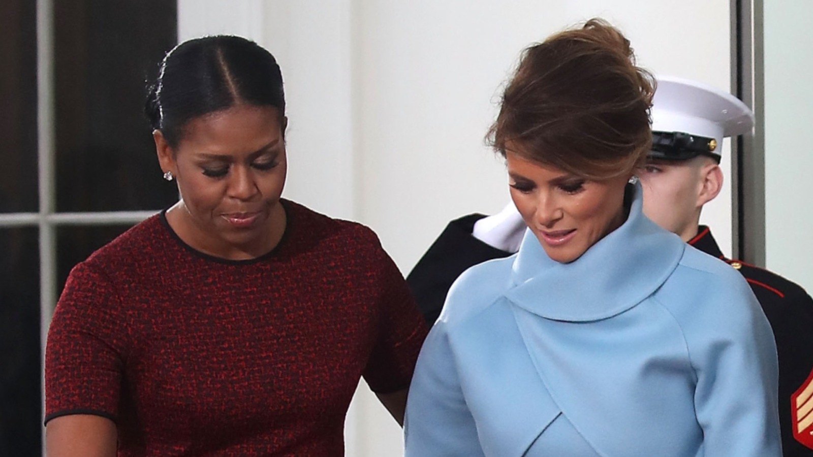 Hillary Clinton's Book Reveals Vulnerable Moment Between Melania Trump & Michelle Obama