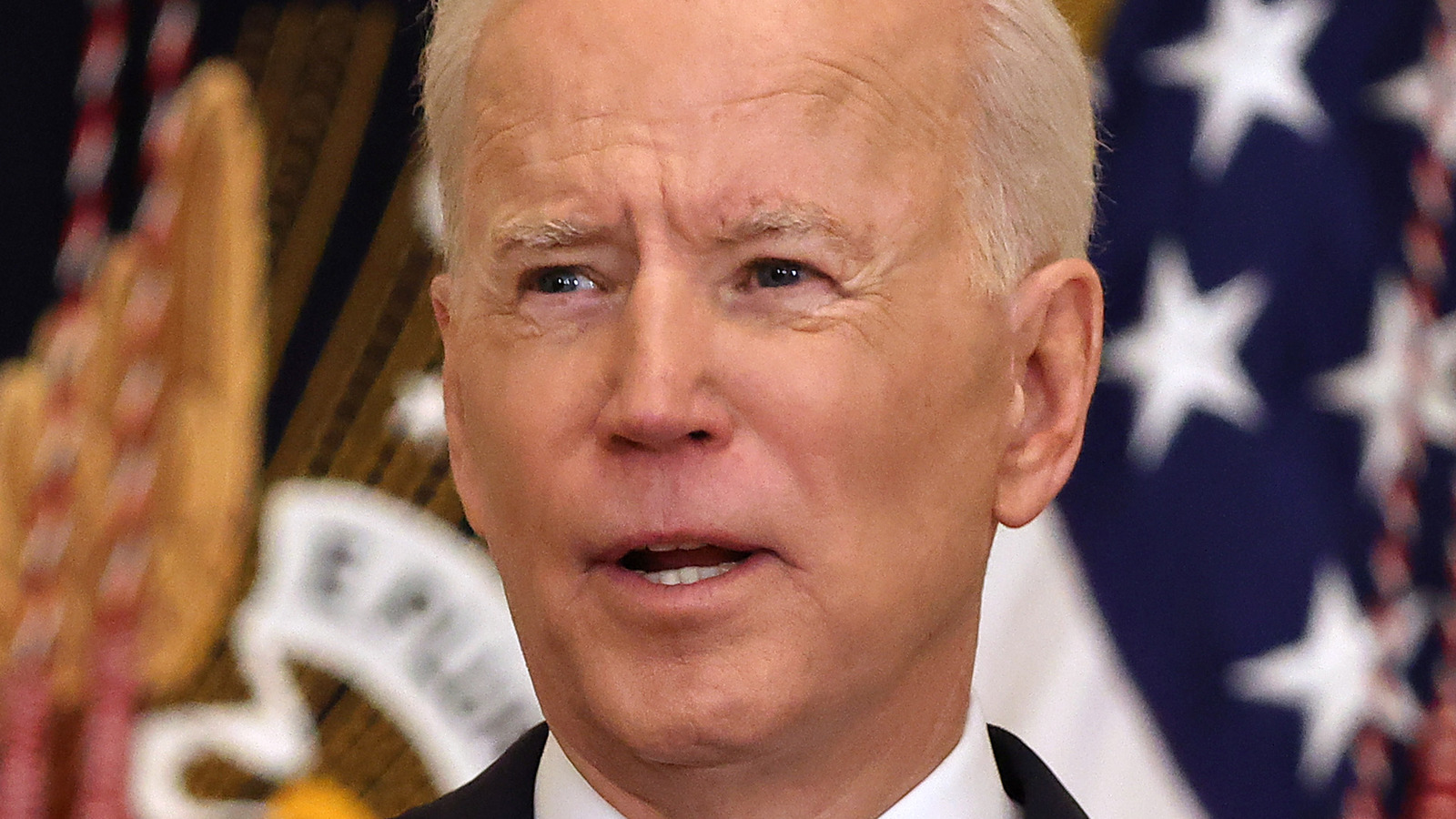 Joe Biden's Body Language During His First Press Conference Says A Lot