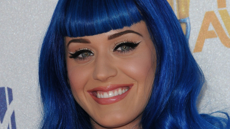 Katy Perry's Blue Hair Look That Fans Envy Katy Perry's Blue Hair Look That Fans Envy