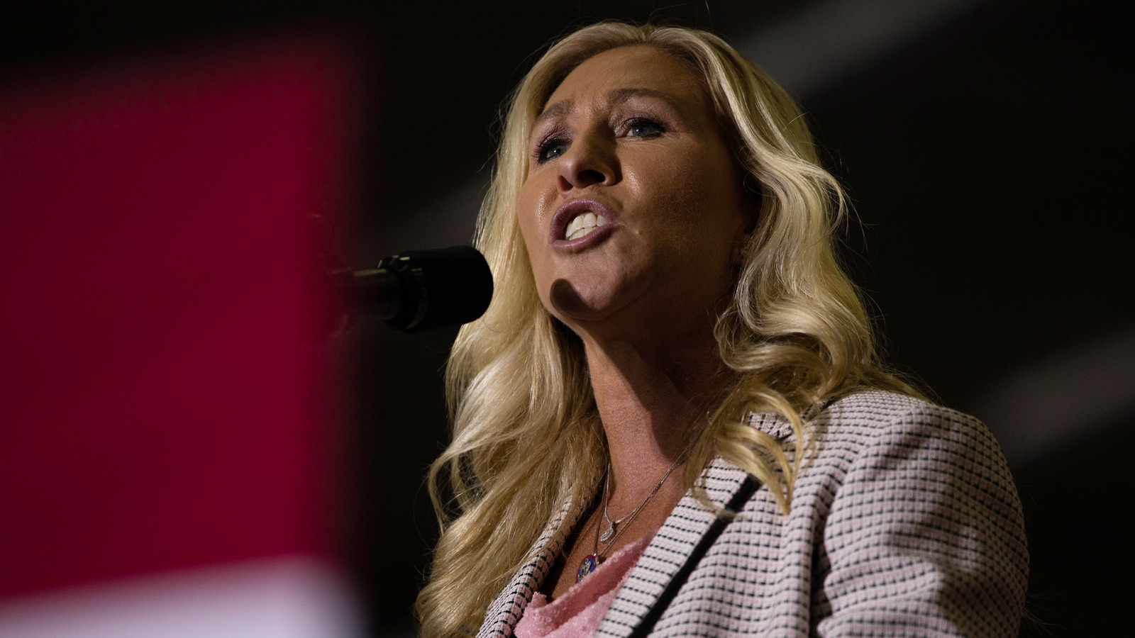 Is MTG On Vacation? Her Floral Top At The 2024 RNC Suggests She Might Be