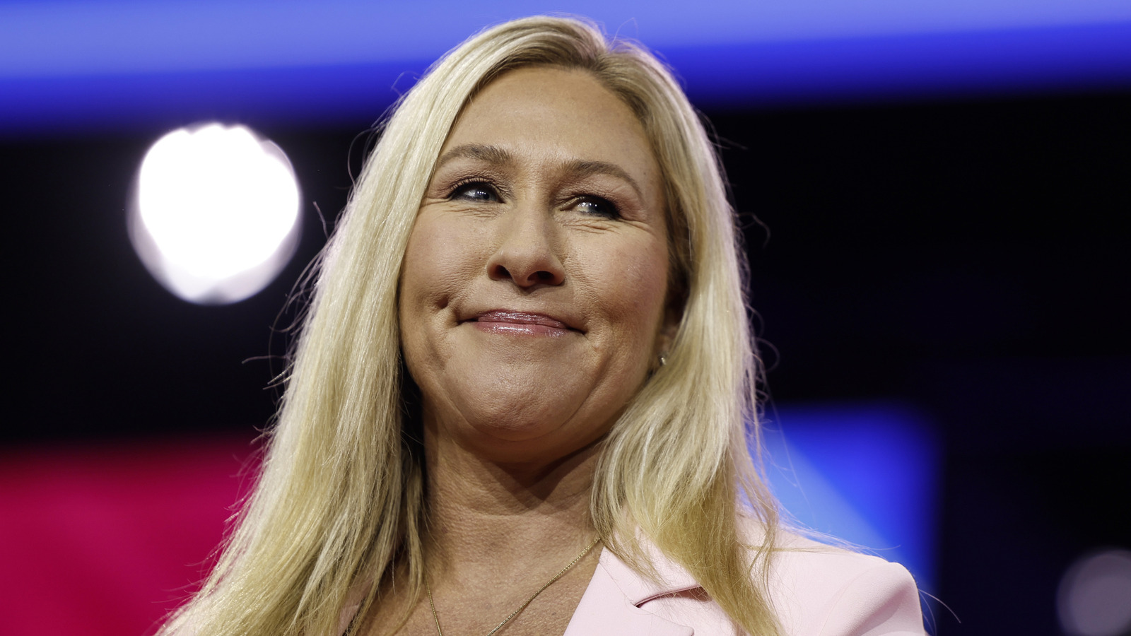 Marjorie Taylor Greene's Most Skin-Baring Outfit To Date Looks Ripped ...