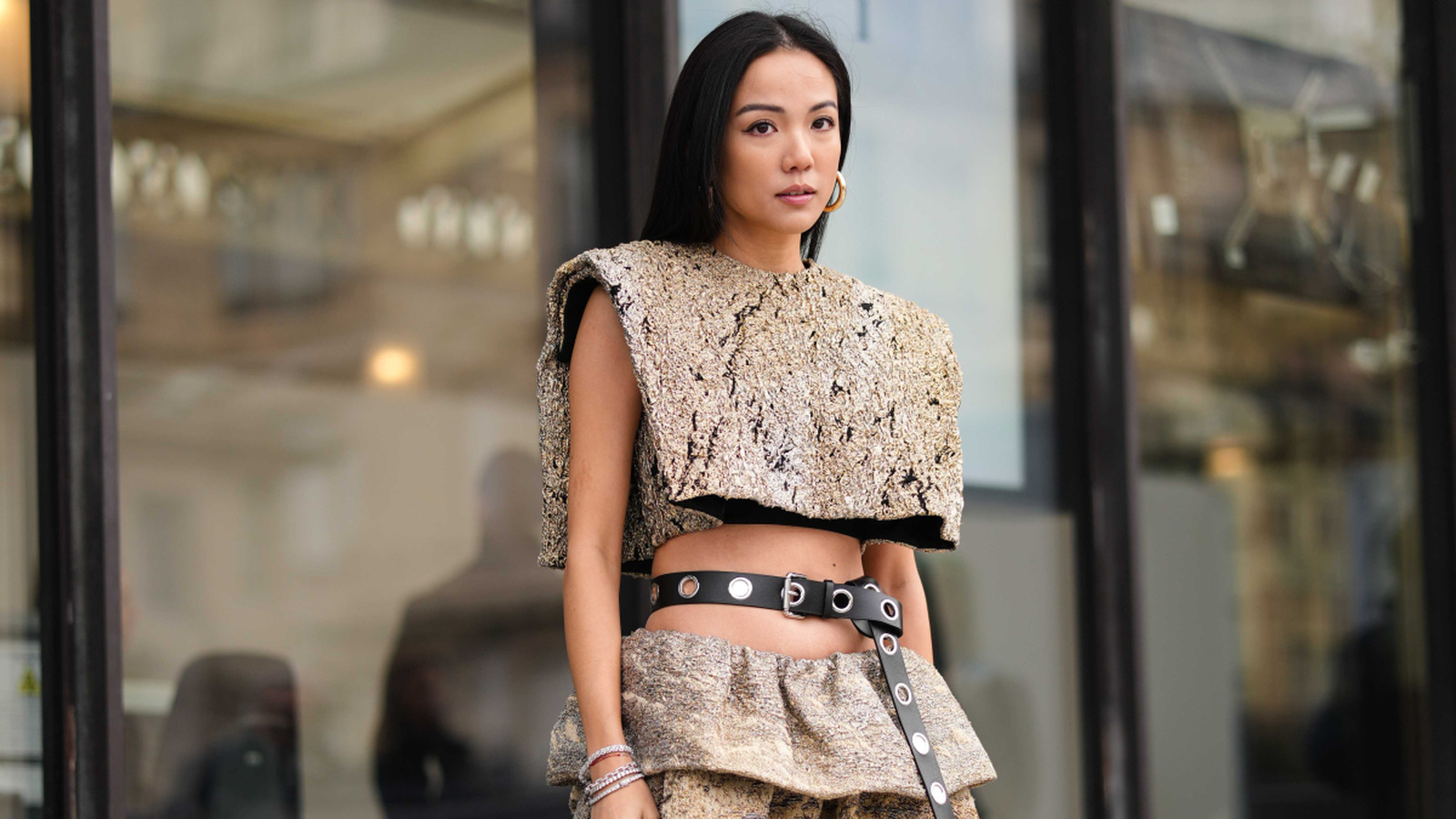 The Trendy Midriff Belt Is More About Style Than Functionality