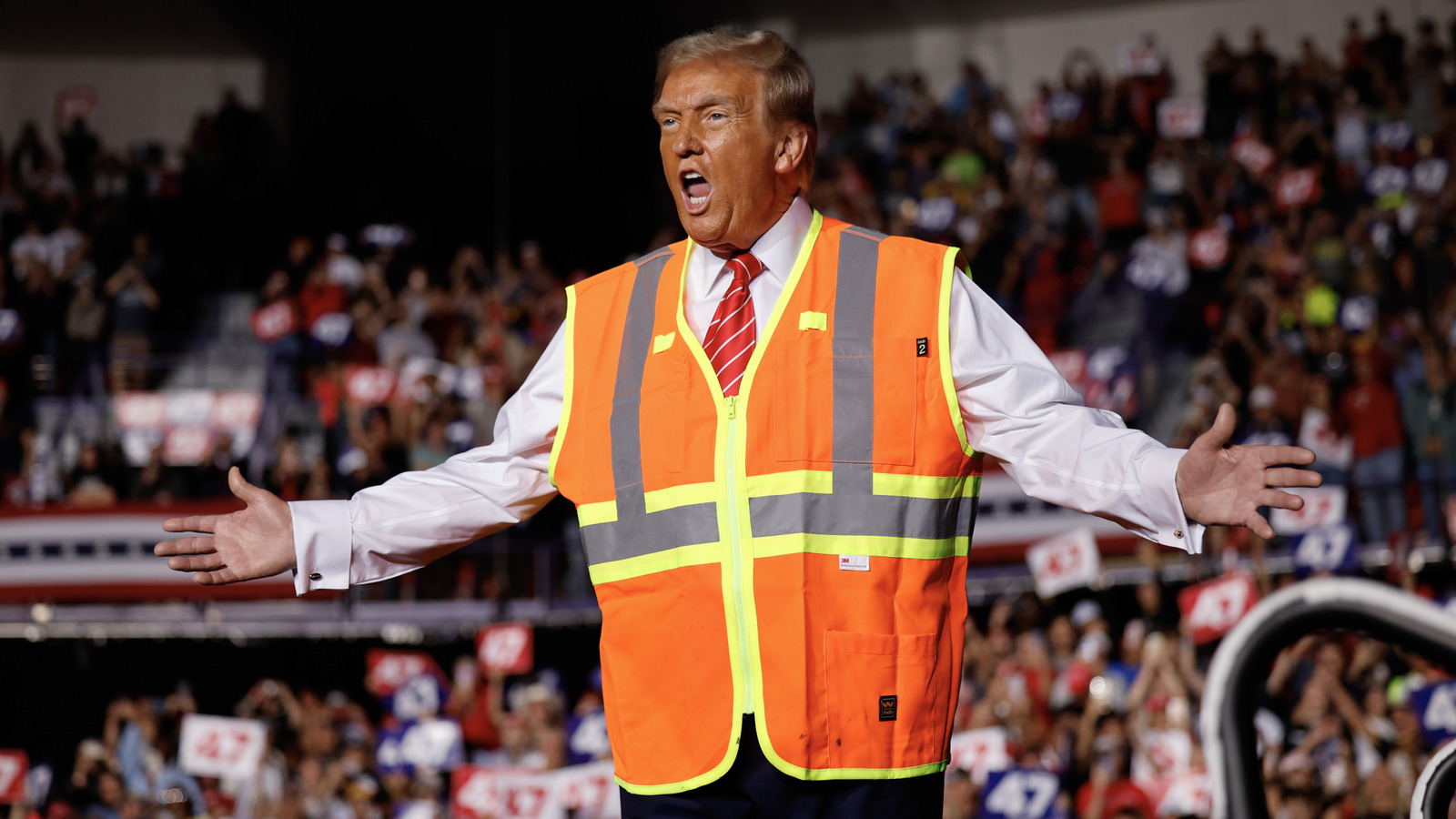 Trump Accidentally Lets A Major Insecurity Slip During Garbage Truck Stunt