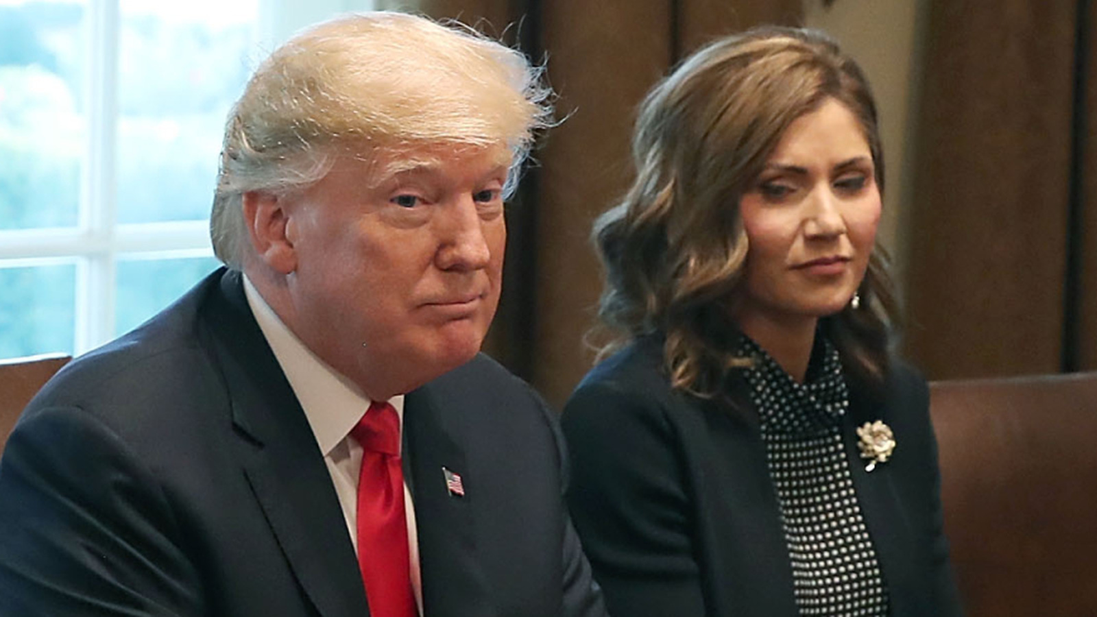 Trump Lets Real Feelings On Kristi Noem Slip With Backhanded Praise In ...