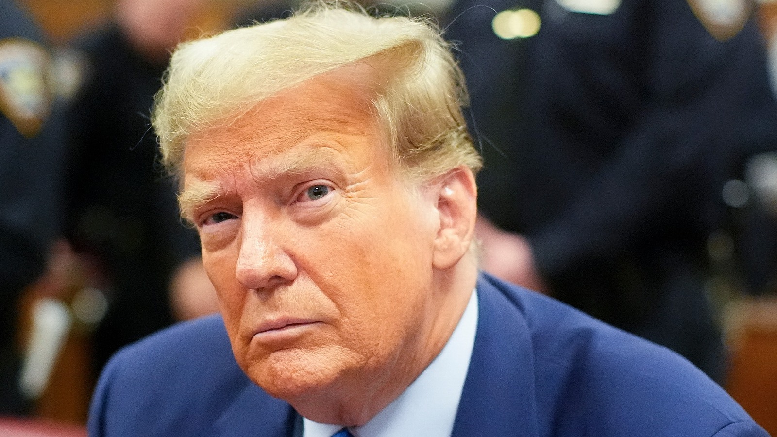 Trump's Bizarre Hair Distracts Everyone During Second Day Of Trial
