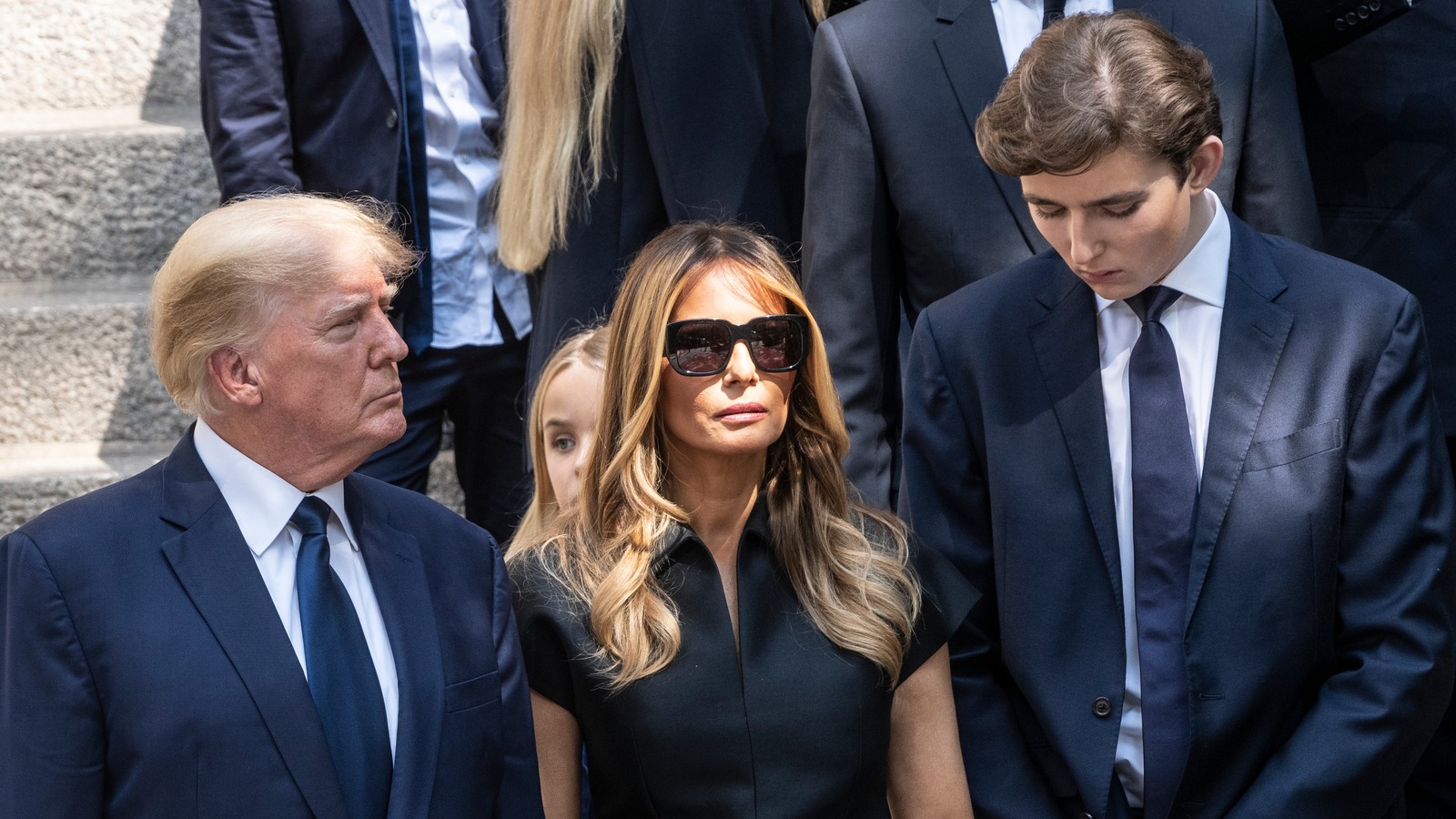 Donald Trump Says He Doesn't Like Taking Photos Next To His Son Barron