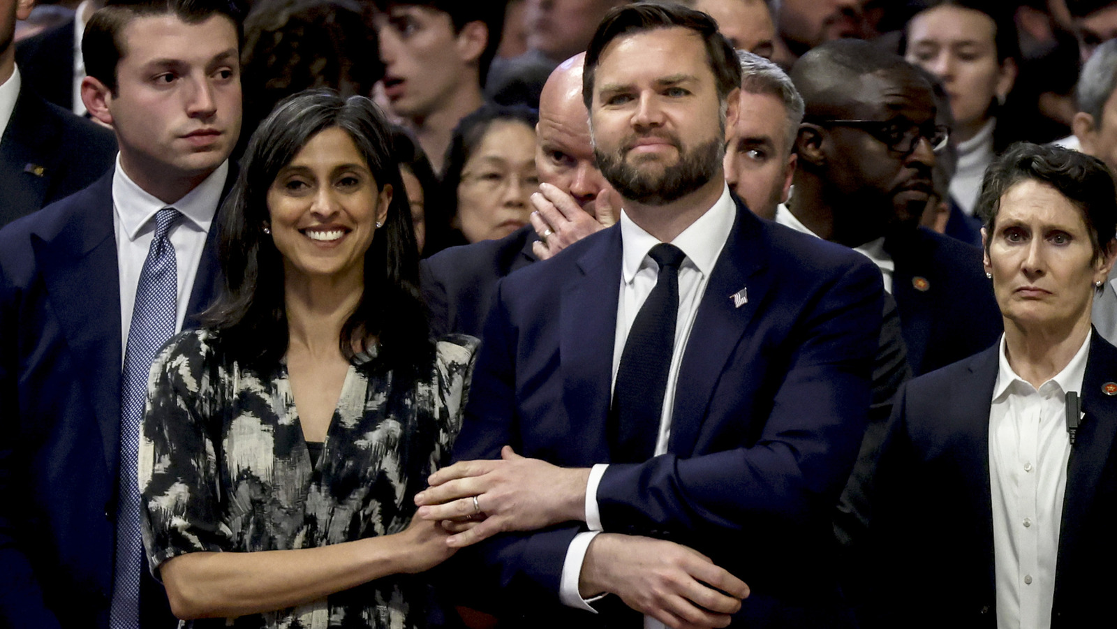 Usha Vance Can't Quit Her Senior Citizen Sneakers (& They're Even Worse The Second Time)