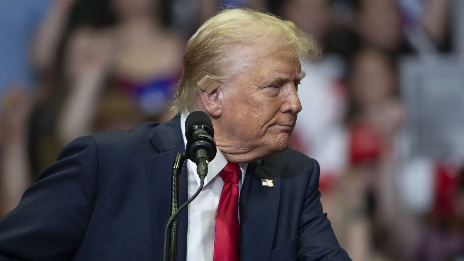 We Finally Know What Lies Beneath Trump's Ear Bandage (Spoiler: It ...